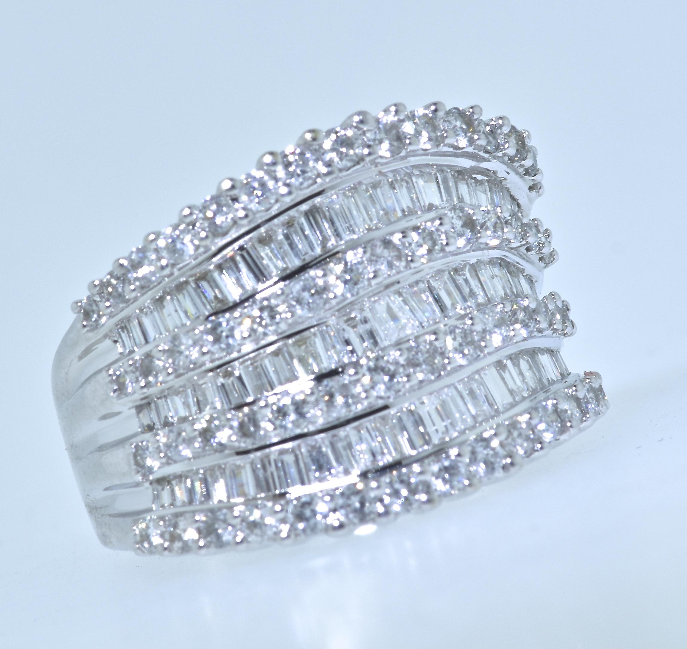 Diamond Ring of Modern Design at 1stDibs | modern design rings, ring ...