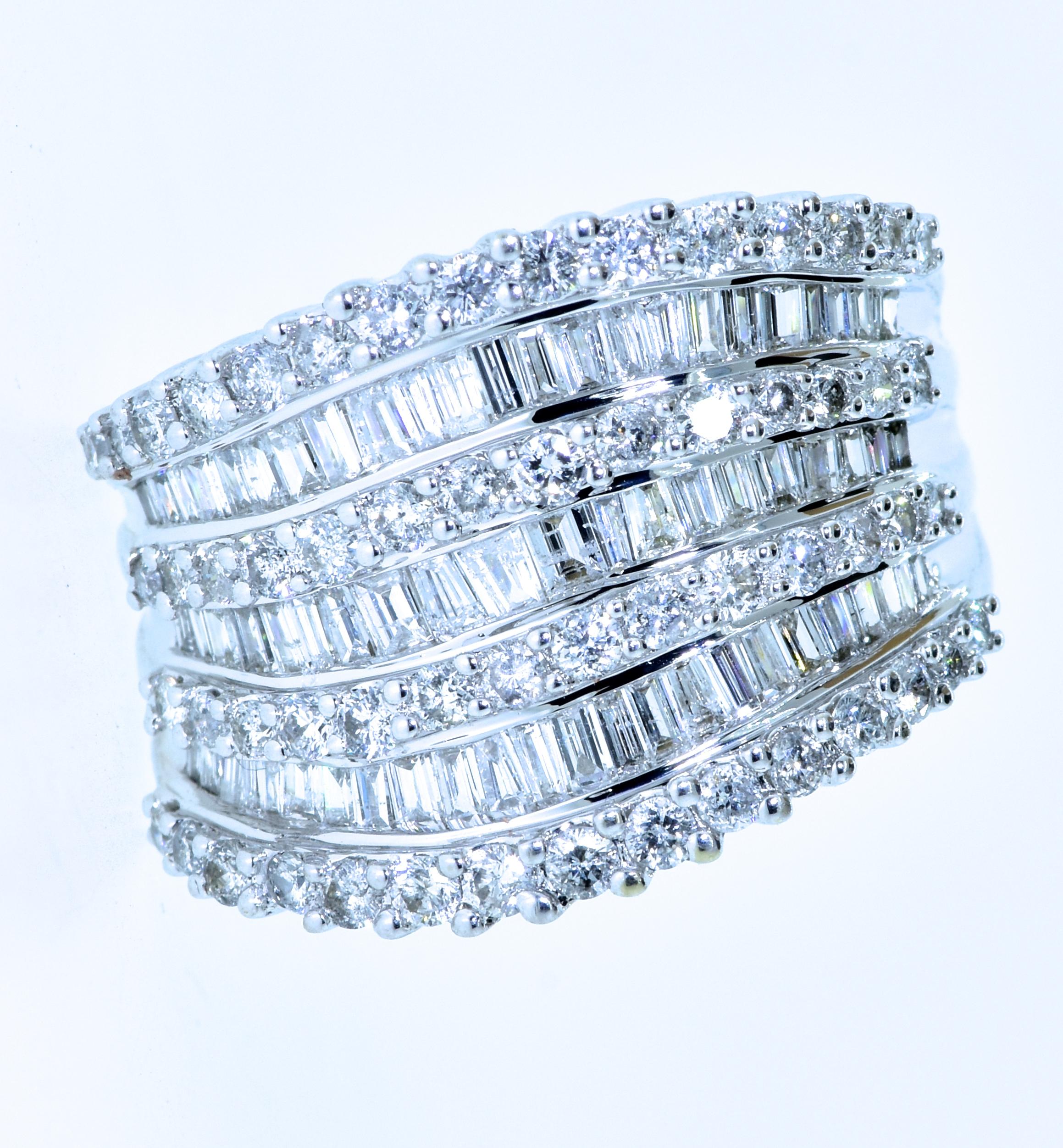 Diamond Ring of Modern Design at 1stDibs | modern design rings, ring ...