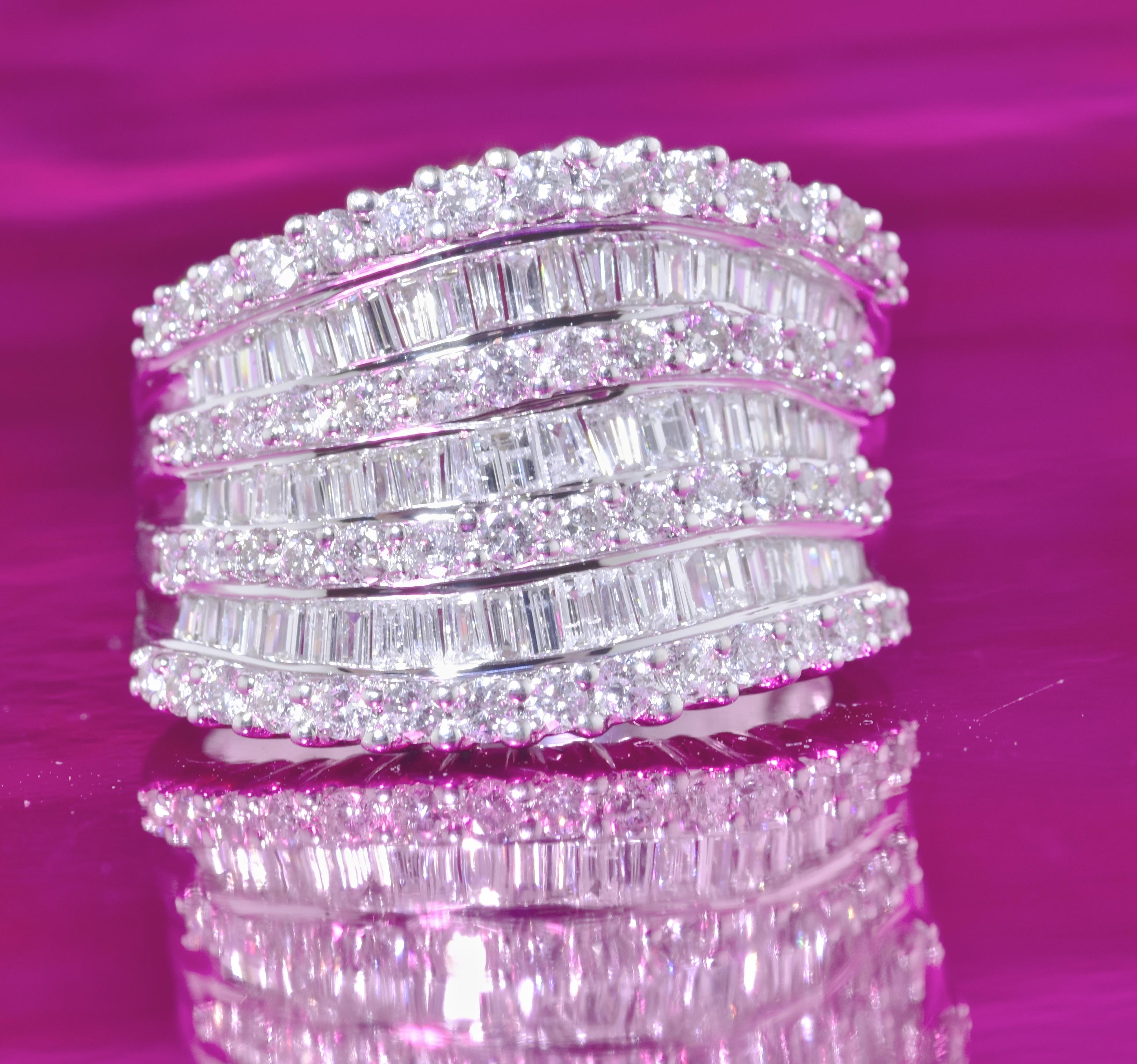 Diamond Ring of Modern Design at 1stDibs | modern design rings, ring ...