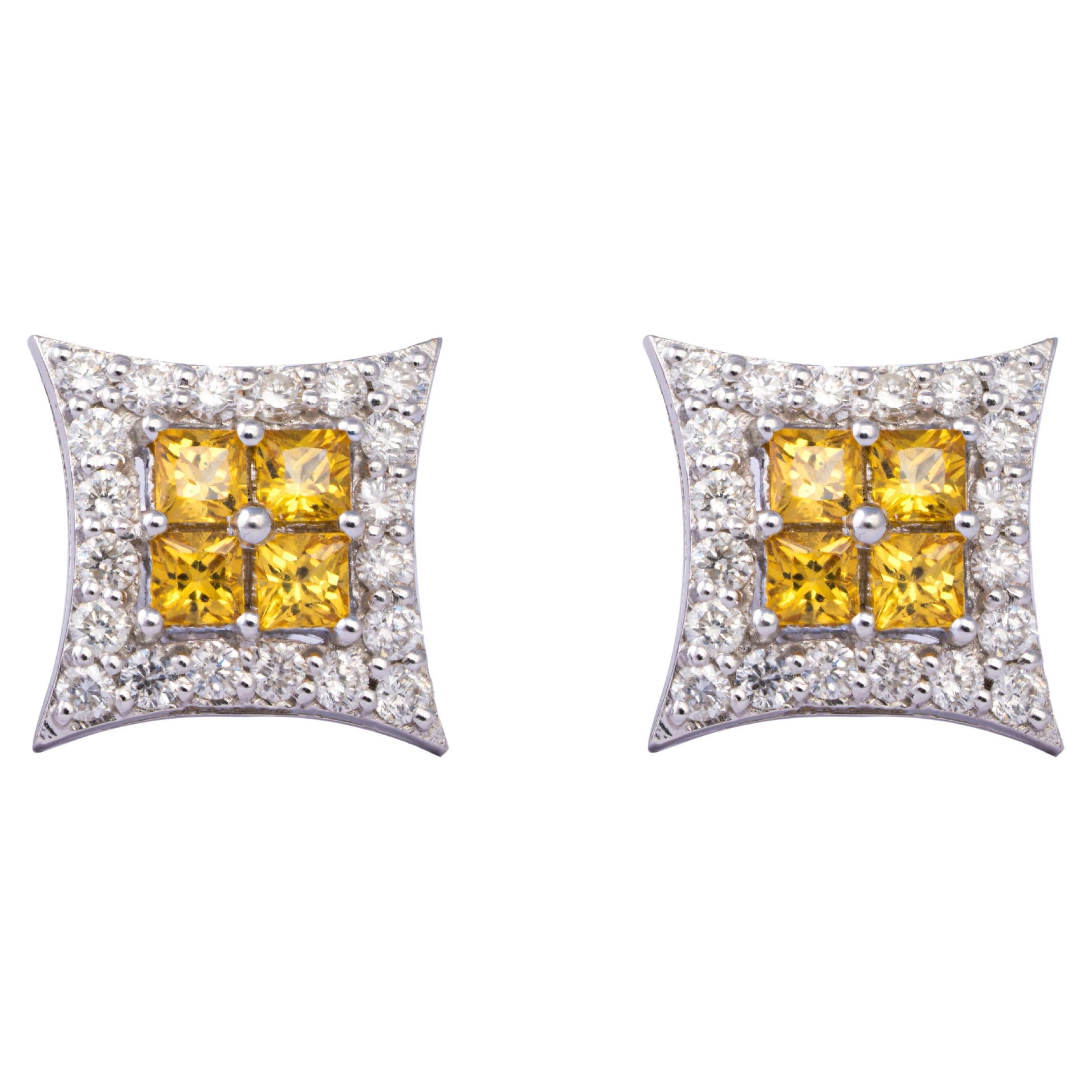 Oro Trend 18k Gold 0.45 Carat Diamond, Amethyst and Purple Sapphire ...