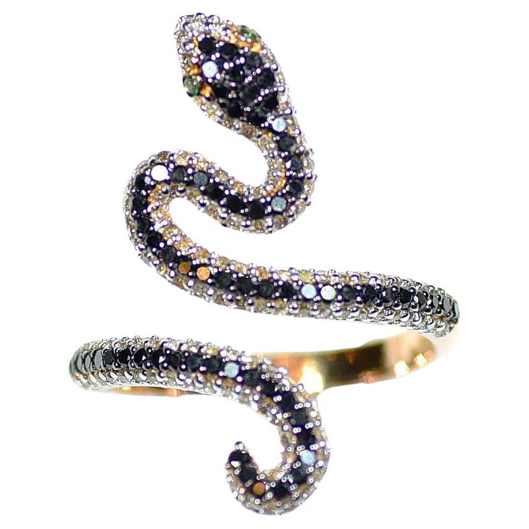 Customizable Diamond Serpent Ring For Sale at 1stDibs