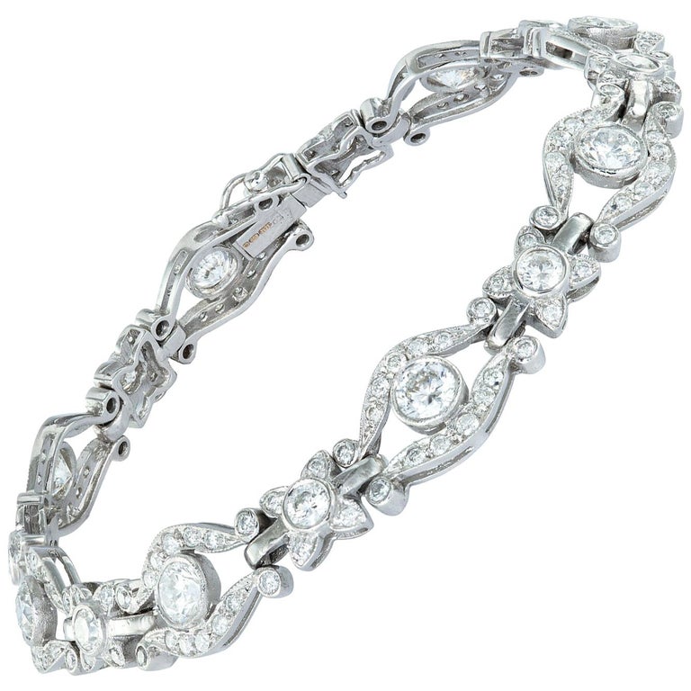 Diamond-Set Bracelet For Sale at 1stDibs