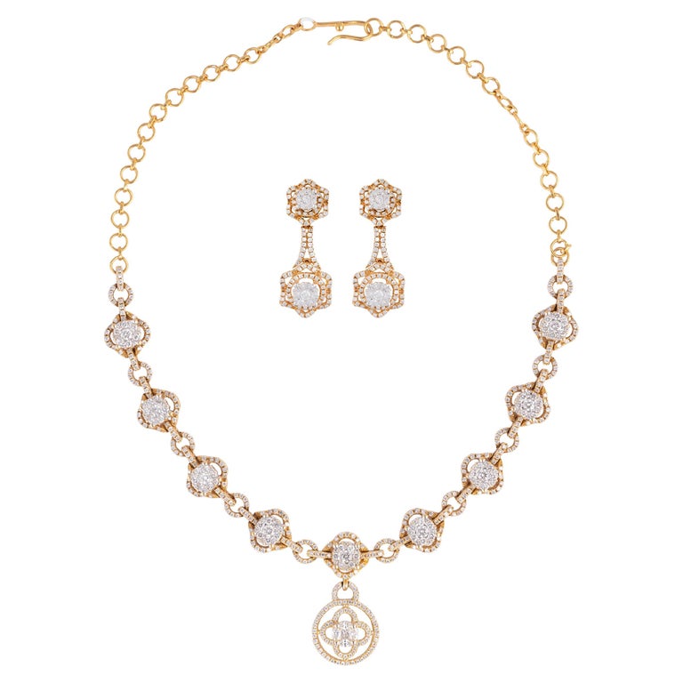 Diamond Set in 18k gold For Sale at 1stDibs