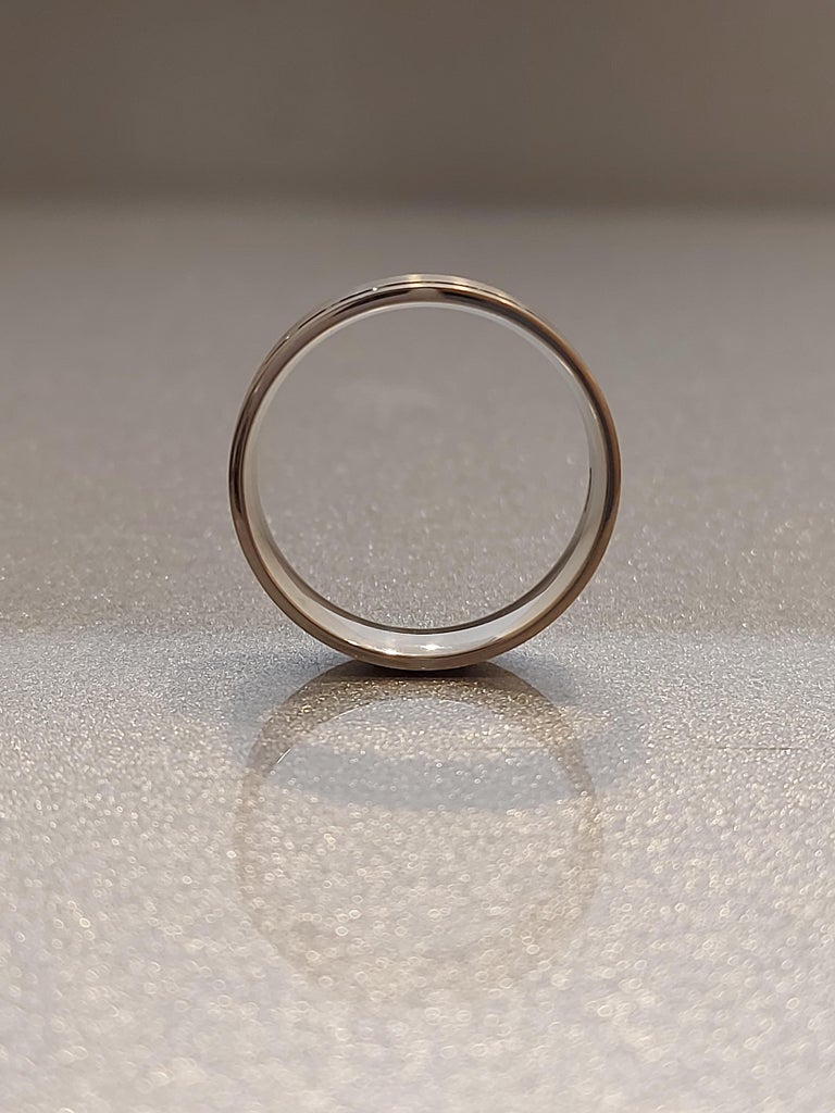 Diamond Set Gents Band Ring For Sale at 1stDibs