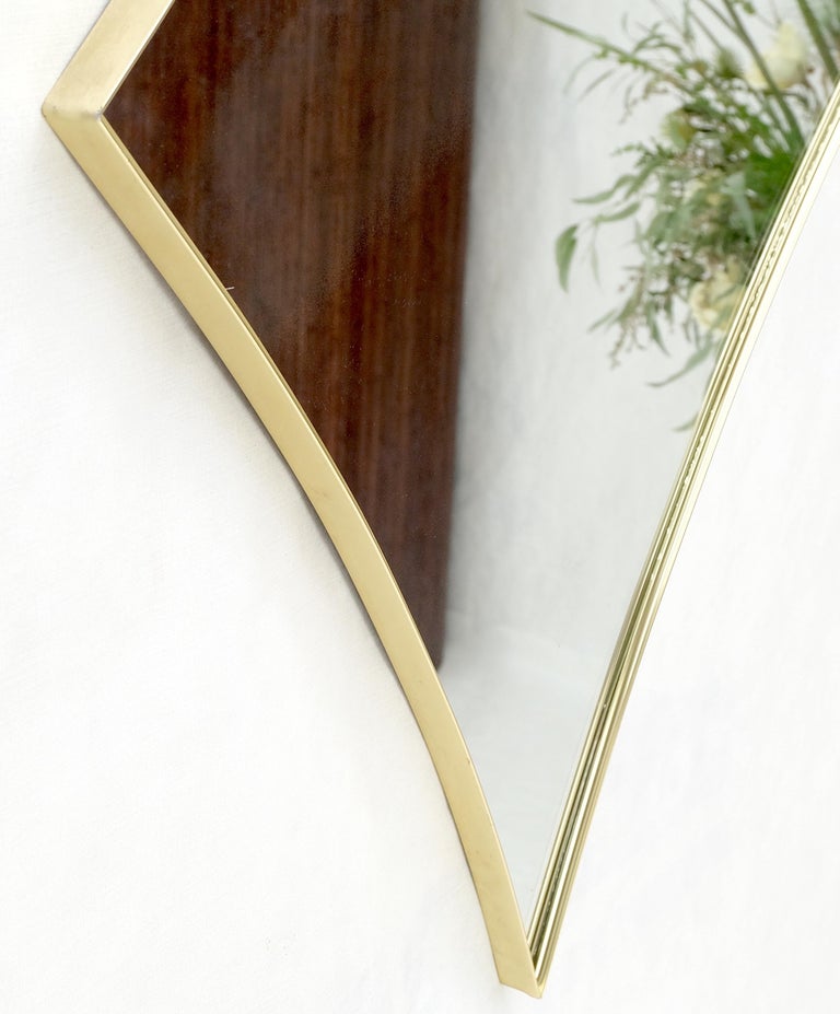 Diamond Shape Italian Aluminum Molding Thin Profile Frame Wall Mirror ...