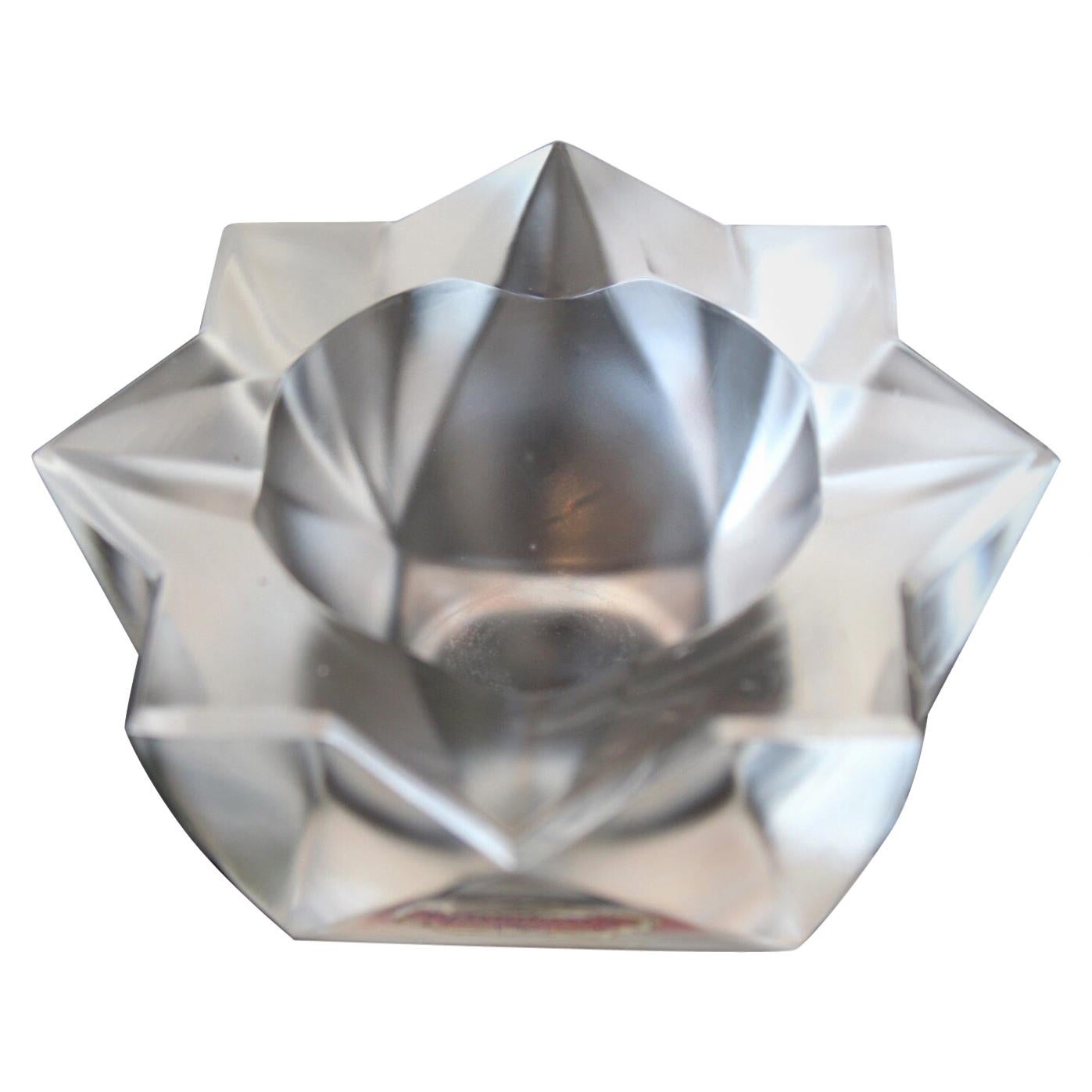 Diamond Shaped Kristaluxus Krystal Ashtray by Xavier Melendez at ...