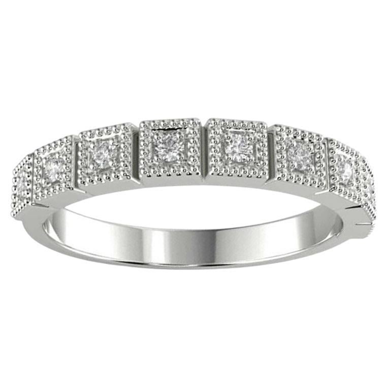 Stackable Diamond Anniversary Band For Sale at 1stDibs