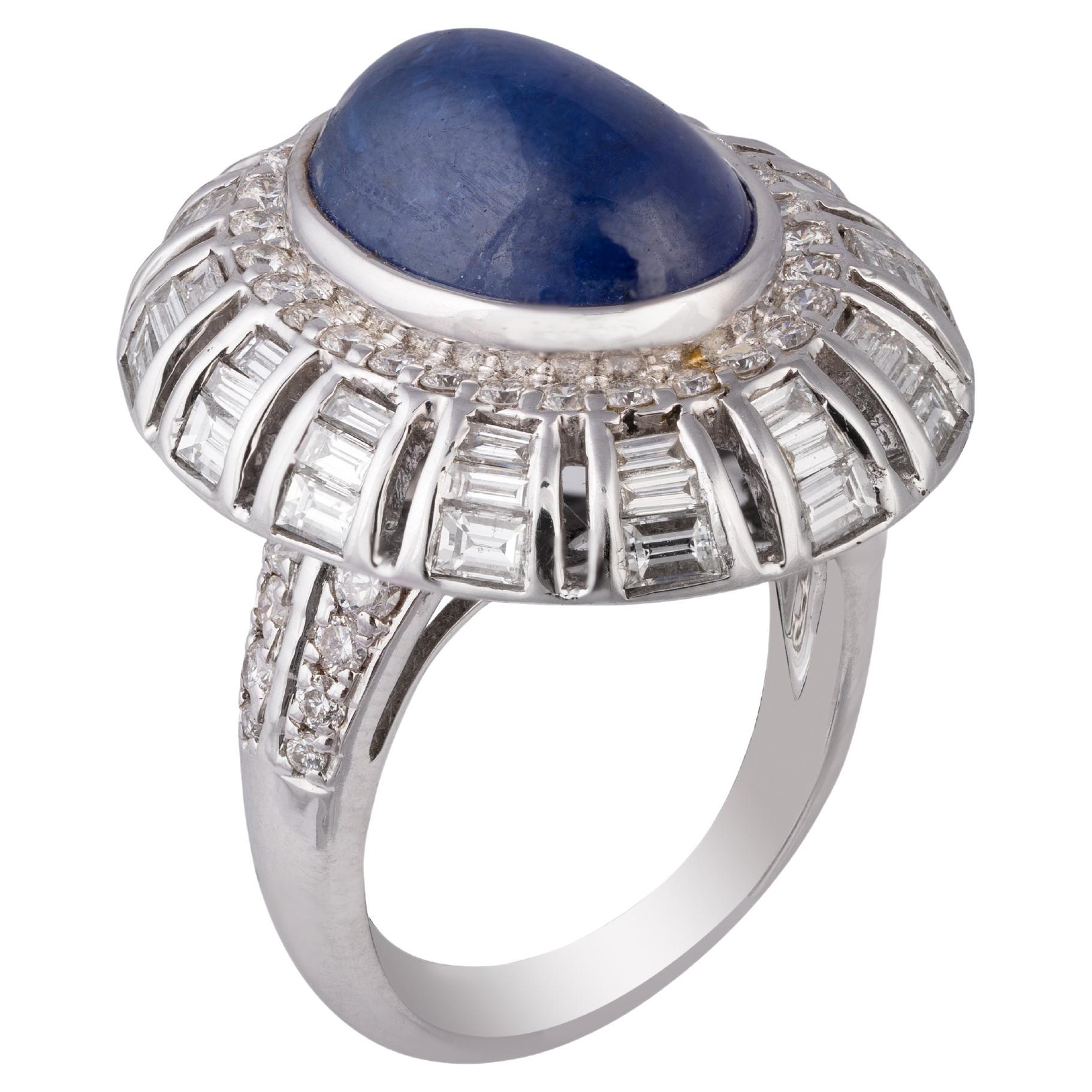 Tanzanite Diamond Gold Ring at 1stDibs
