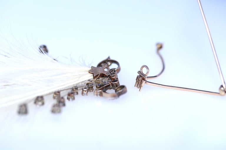 Diamond Tiara Brooch Aigrette Comb Original Box Collingwood, 1900 For ...