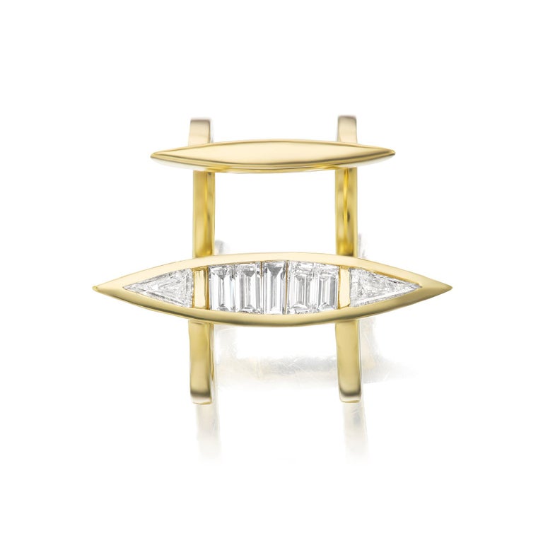 Customizable Diamond Voyager Ring by Birthright Foundry For Sale at 1stDibs