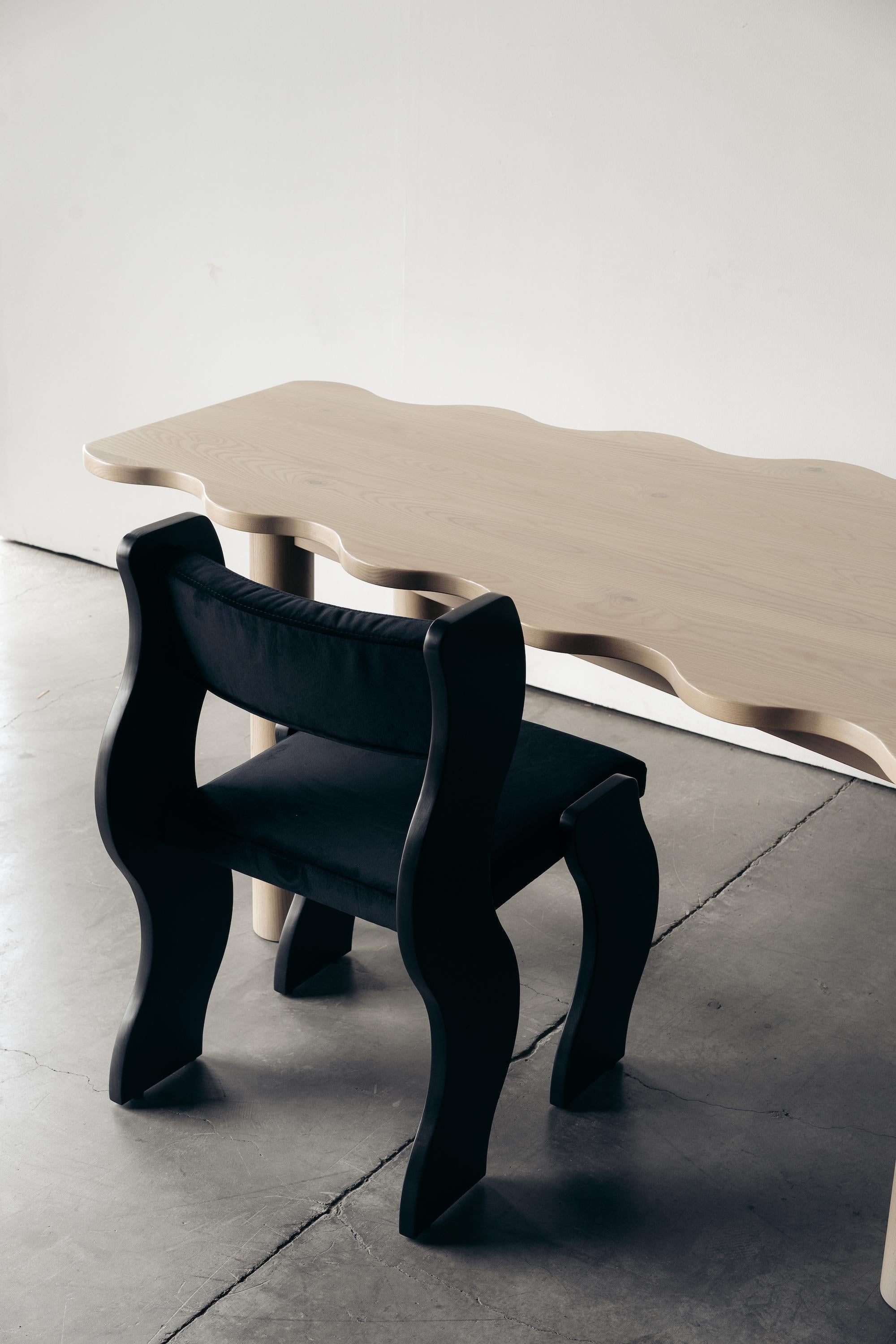 Diamond Wave Dining Table, Nude For Sale at 1stDibs