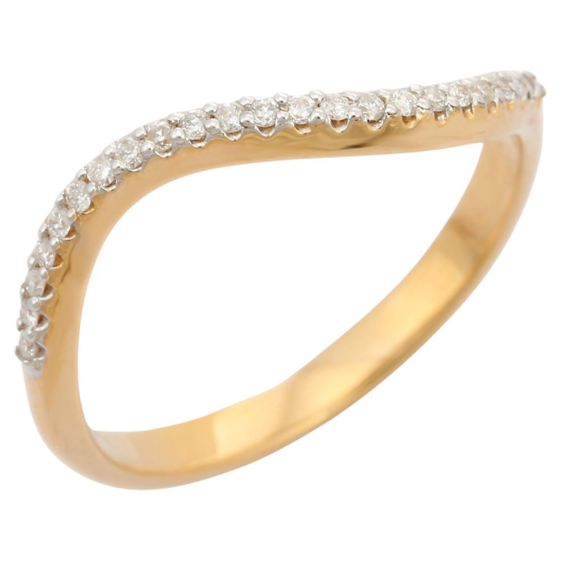 Customizable Blue Sapphire and Diamond Square Ring Studded in 18k Solid ...