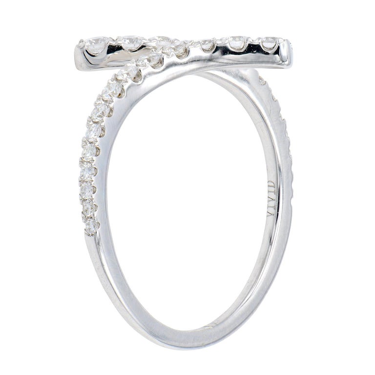 Diamond Wrap Around Ring For Sale at 1stDibs
