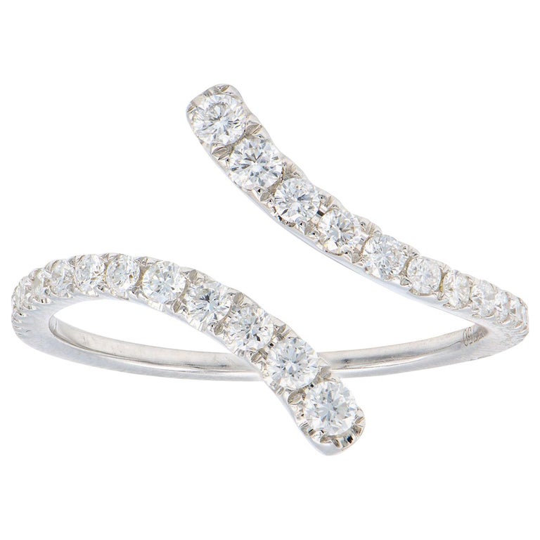 Diamond Wrap Around Ring For Sale at 1stDibs