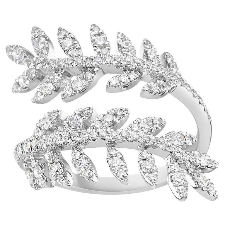 Diamond Wrap Around Ring For Sale at 1stDibs