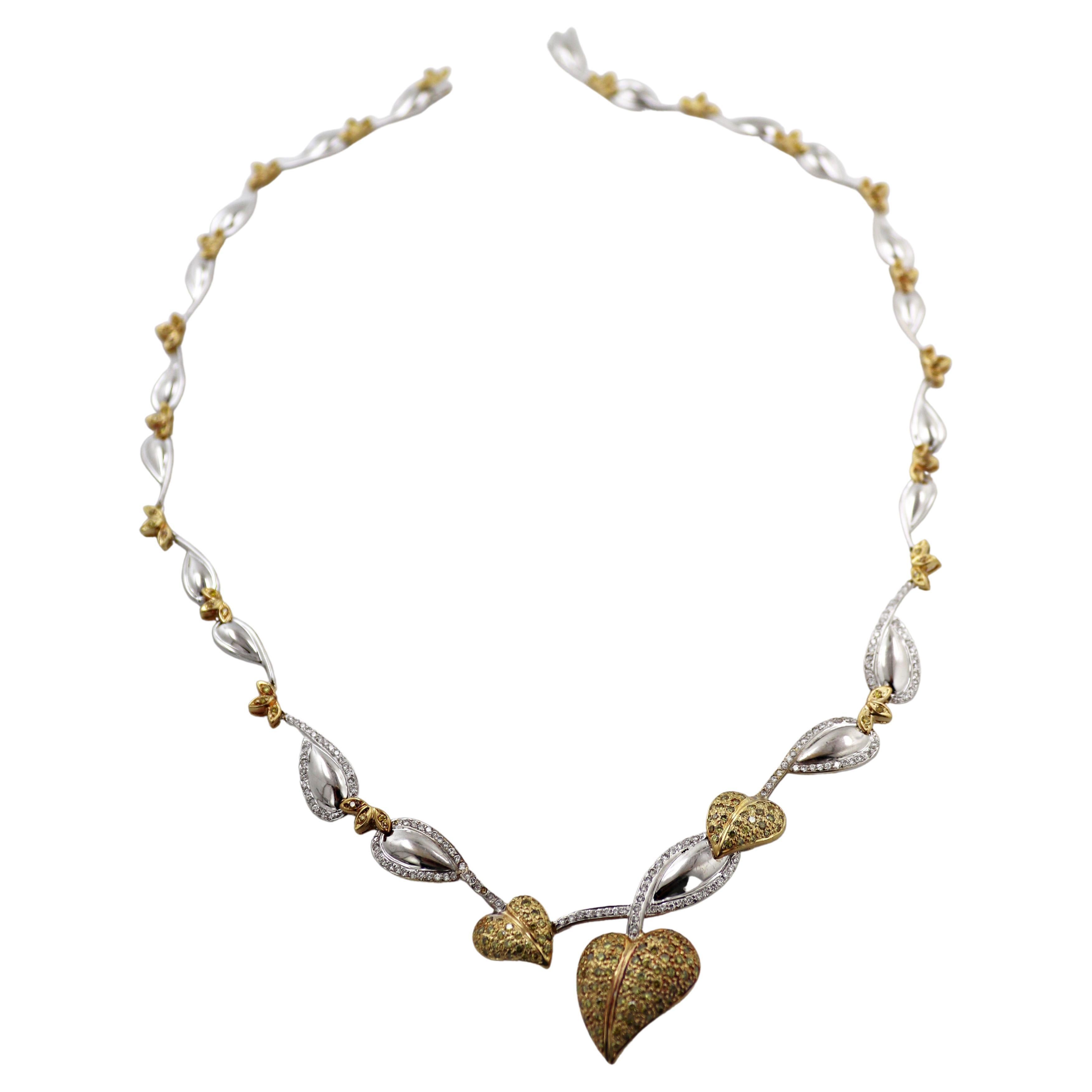 Craig Drake Diamond Yellow Gold Necklace For Sale at 1stDibs | drake ...