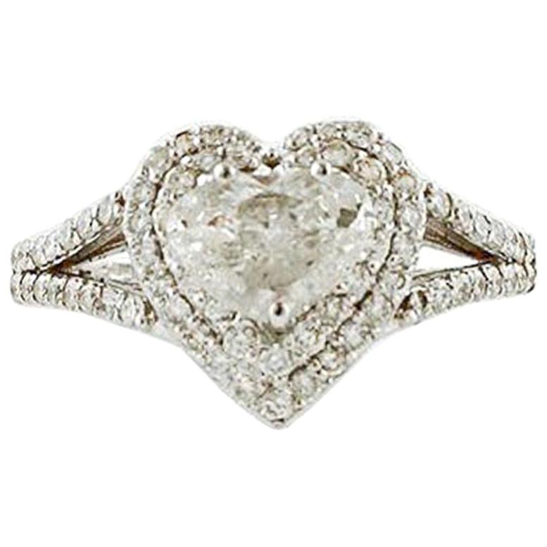 Diamond Heart Eternity Band For Sale at 1stDibs | heart diamond ...