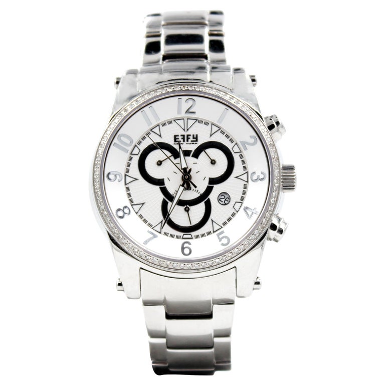 Diamonds Pave Dial Luxury Swiss Quartz Exotic Watch 0.64 Tcw For Sale ...