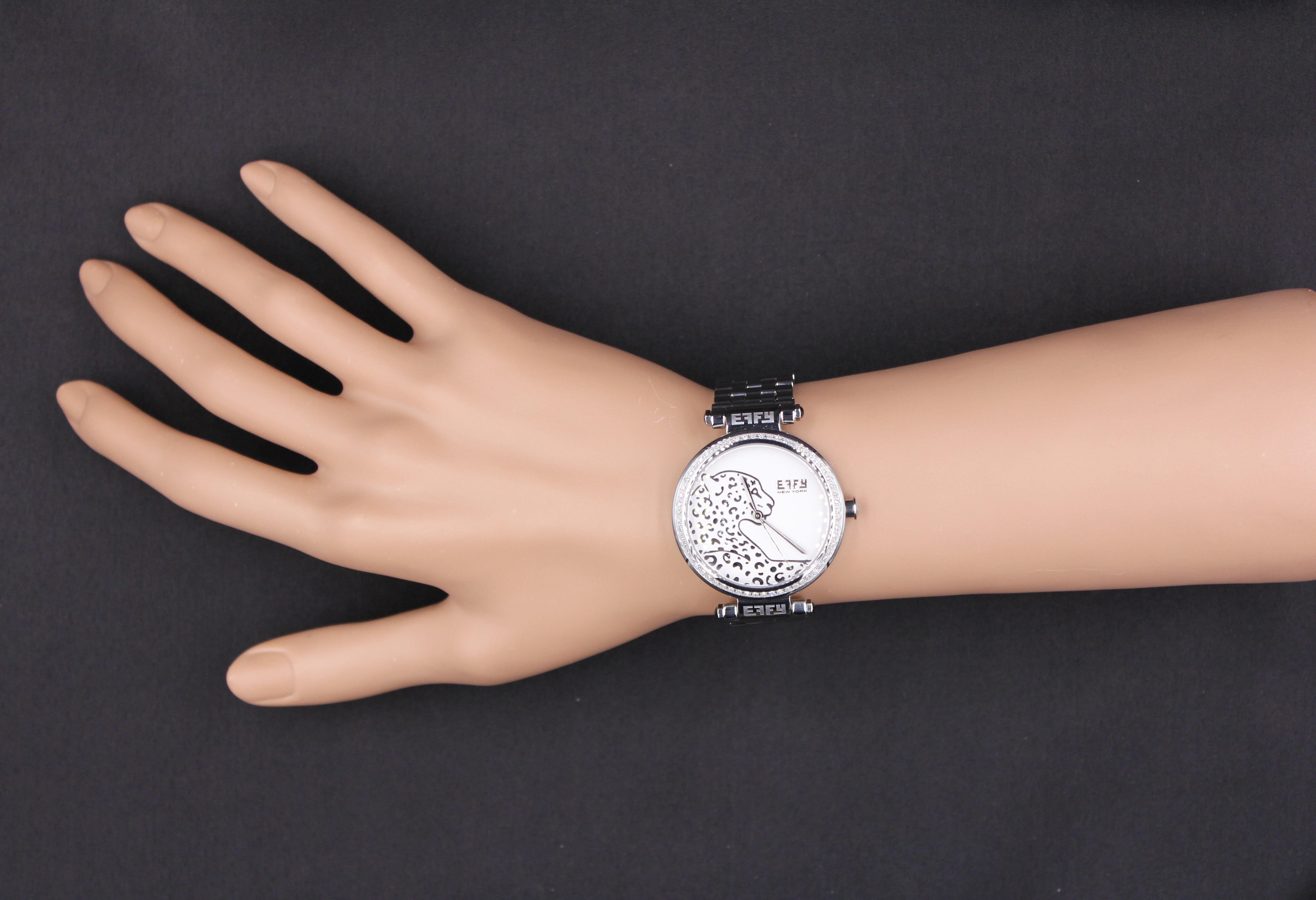 Diamonds Pave Dial Luxury Swiss Quartz Exotic Watch For Sale at 1stDibs