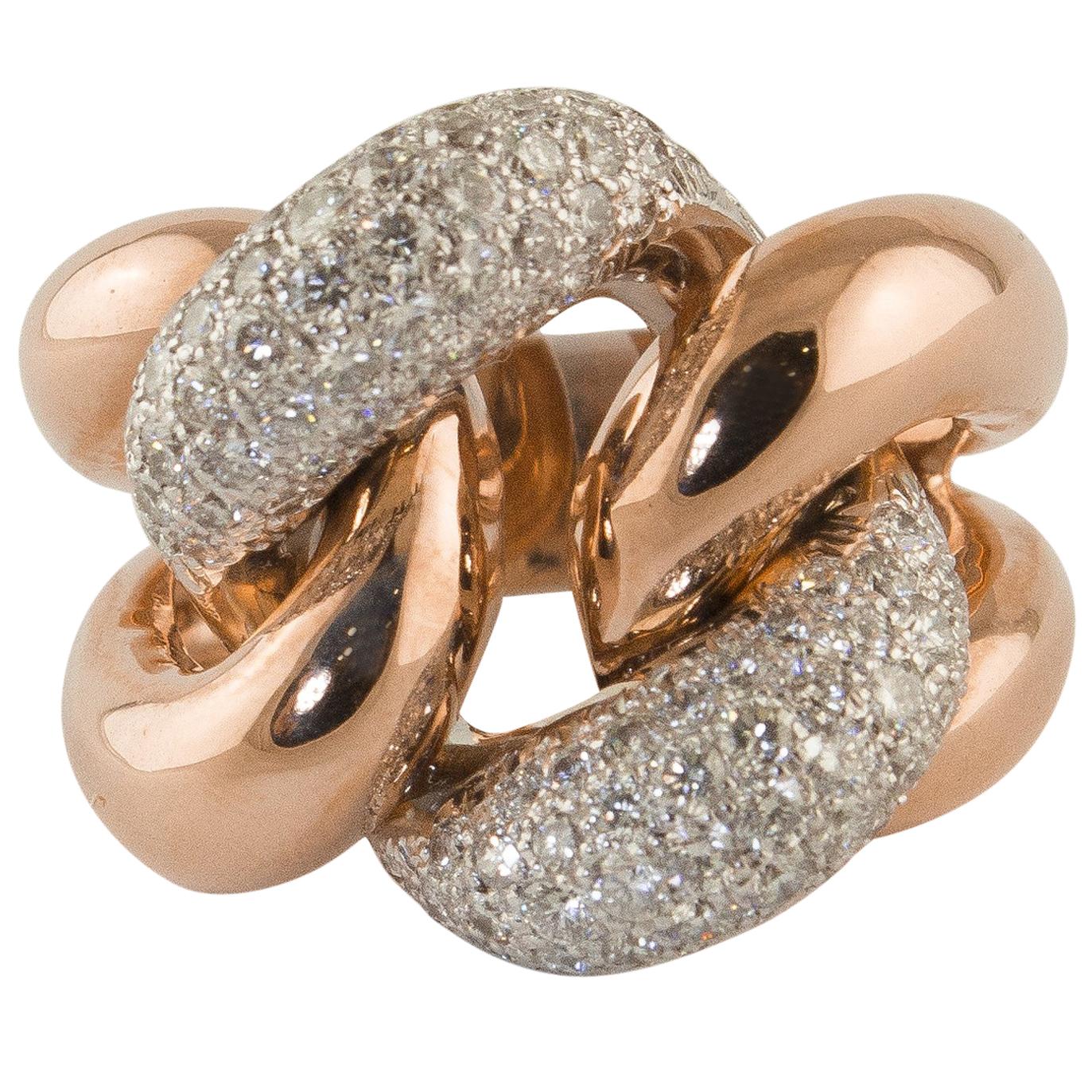 Diamonds Rose Gold Ring at 1stDibs