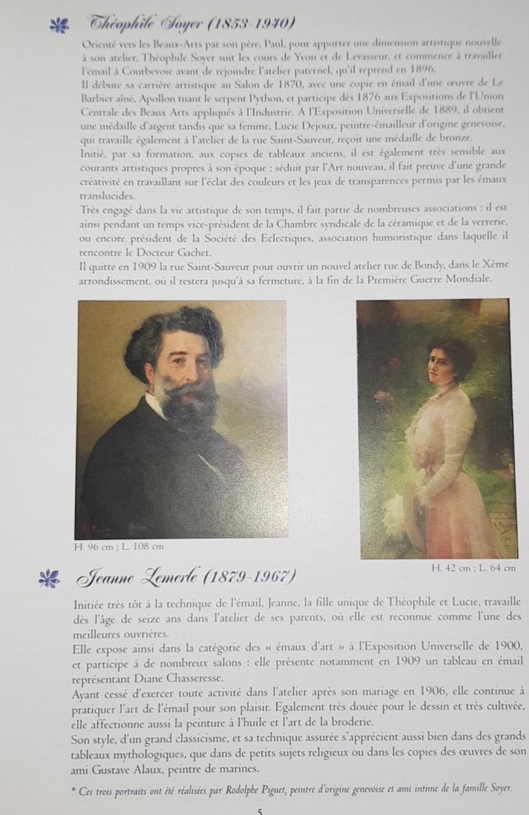 Diana the Huntress, 19th Century French Enamel Tazza For Sale at 1stDibs