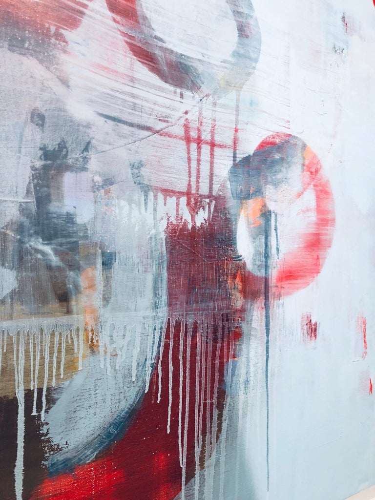 Diana Tremaine - Scarlet Tanager / cardinal red bird abstract nature ...