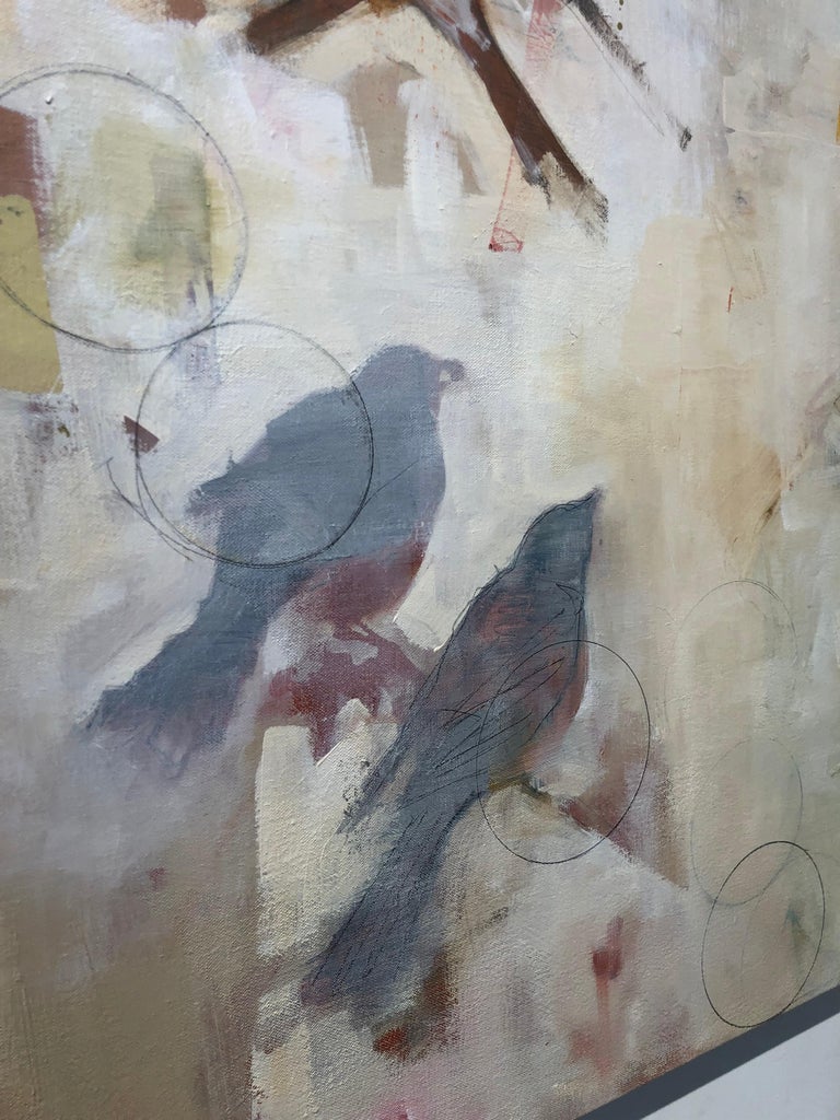 Diana Tremaine - The Geometry of Spring / abstract nature - oil on canvas at 1stDibs