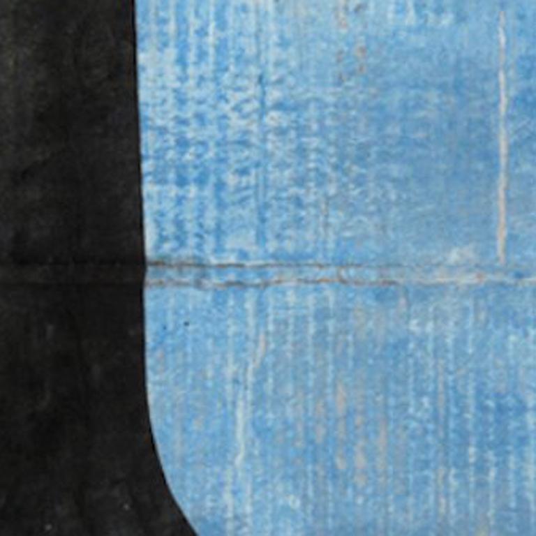 Diane Englander - Diane Englander, Black on Blue, 2017, Mixed Media For ...