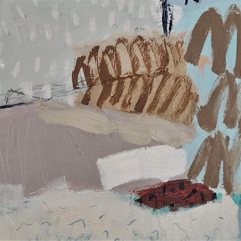 Diane Whalley - Crossing the Sand, Abstract Cornish Art, St Ives Style ...