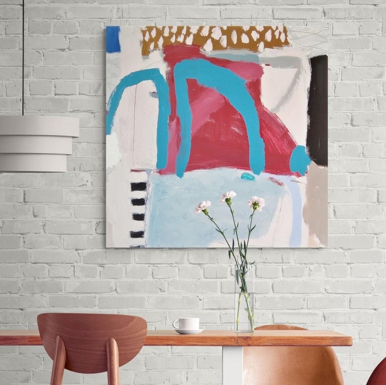 Diane Whalley - Diane Whalley, Red Swimsuit, Contemporary Abstract Art ...