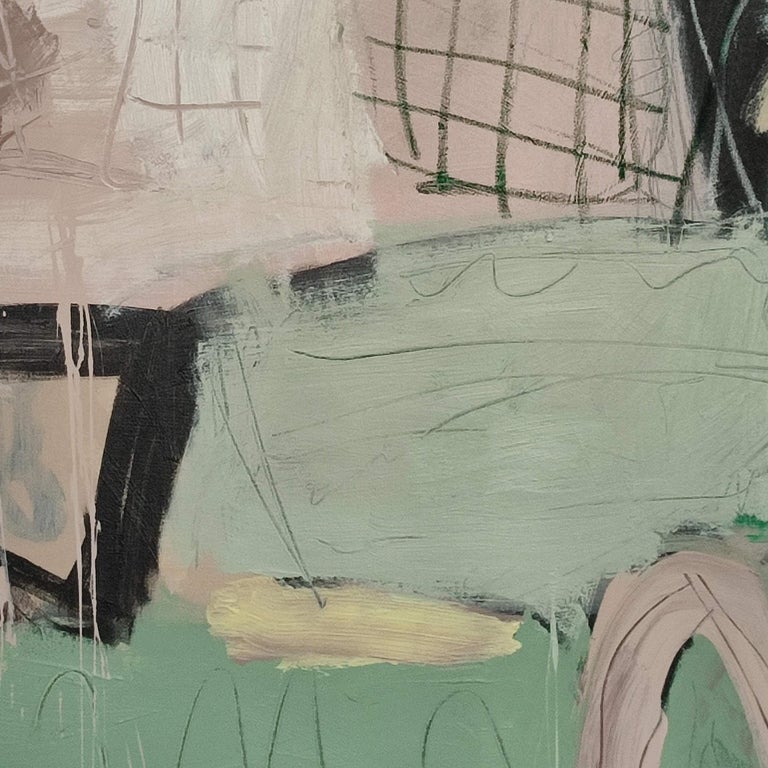 Diane Whalley - Over The Hiils, Original Abstract Landscape Painting ...