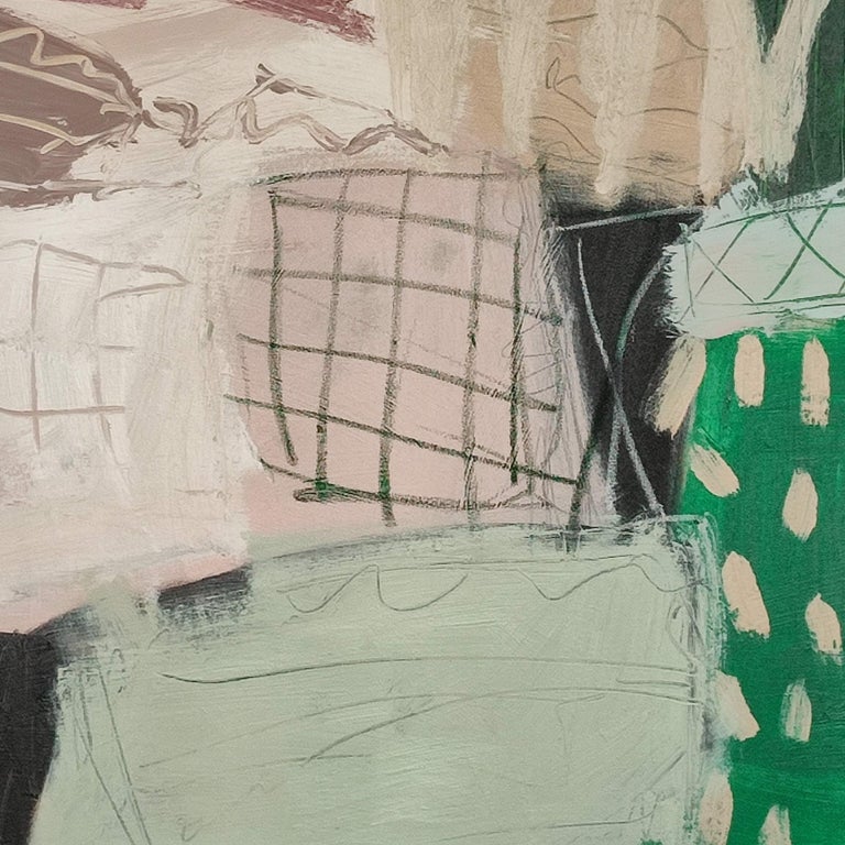 Diane Whalley - Over The Hiils, Original Abstract Landscape Painting ...