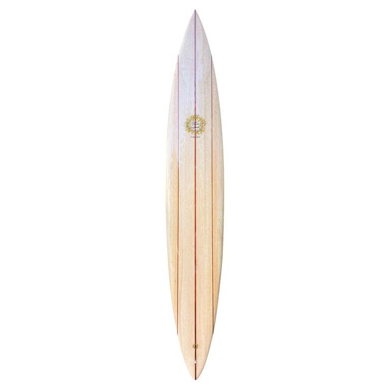 Dick Brewer Hand Shaped Balsawood Surfboard at 1stDibs