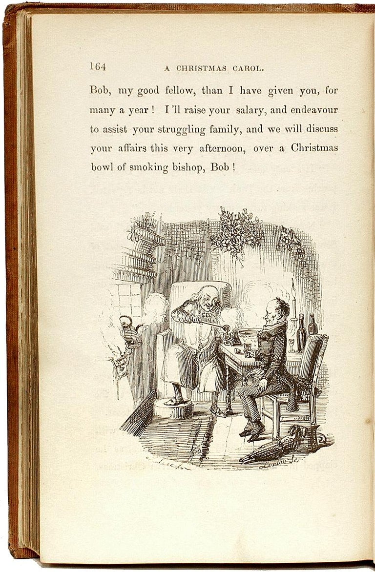 Dickens, Charles, A Christmas Carol, Third Edition, in Original Cloth ...