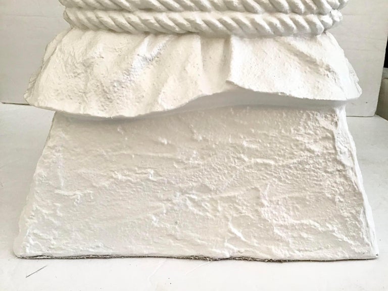 Dickinson Plaster Drape Cocktail Table Small For Sale at 1stDibs