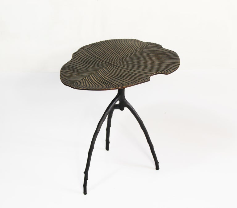 Handcrafted Dickinsonia Stacking Tables Triptych in Bronze in Stock For ...