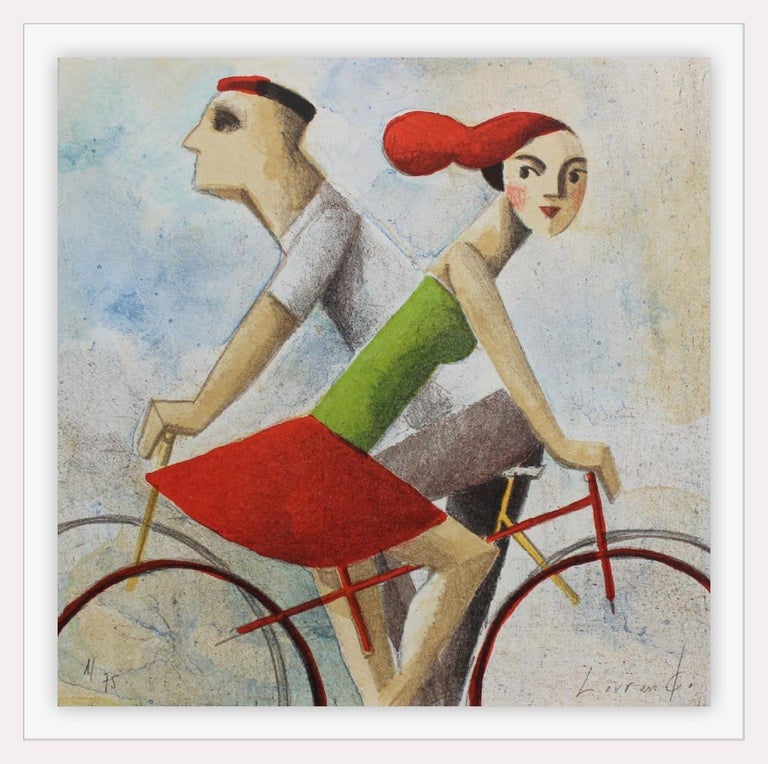Didier Lourenço - Ayer Te Vi - Original Lithograph by Spanish Artist ...