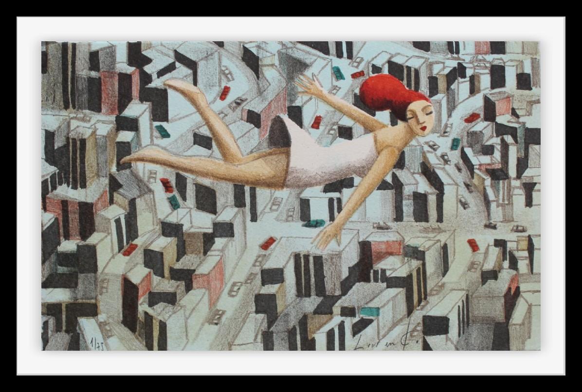 Didier Lourenço - Bird - Original Lithograph by Spanish Artist Didier ...