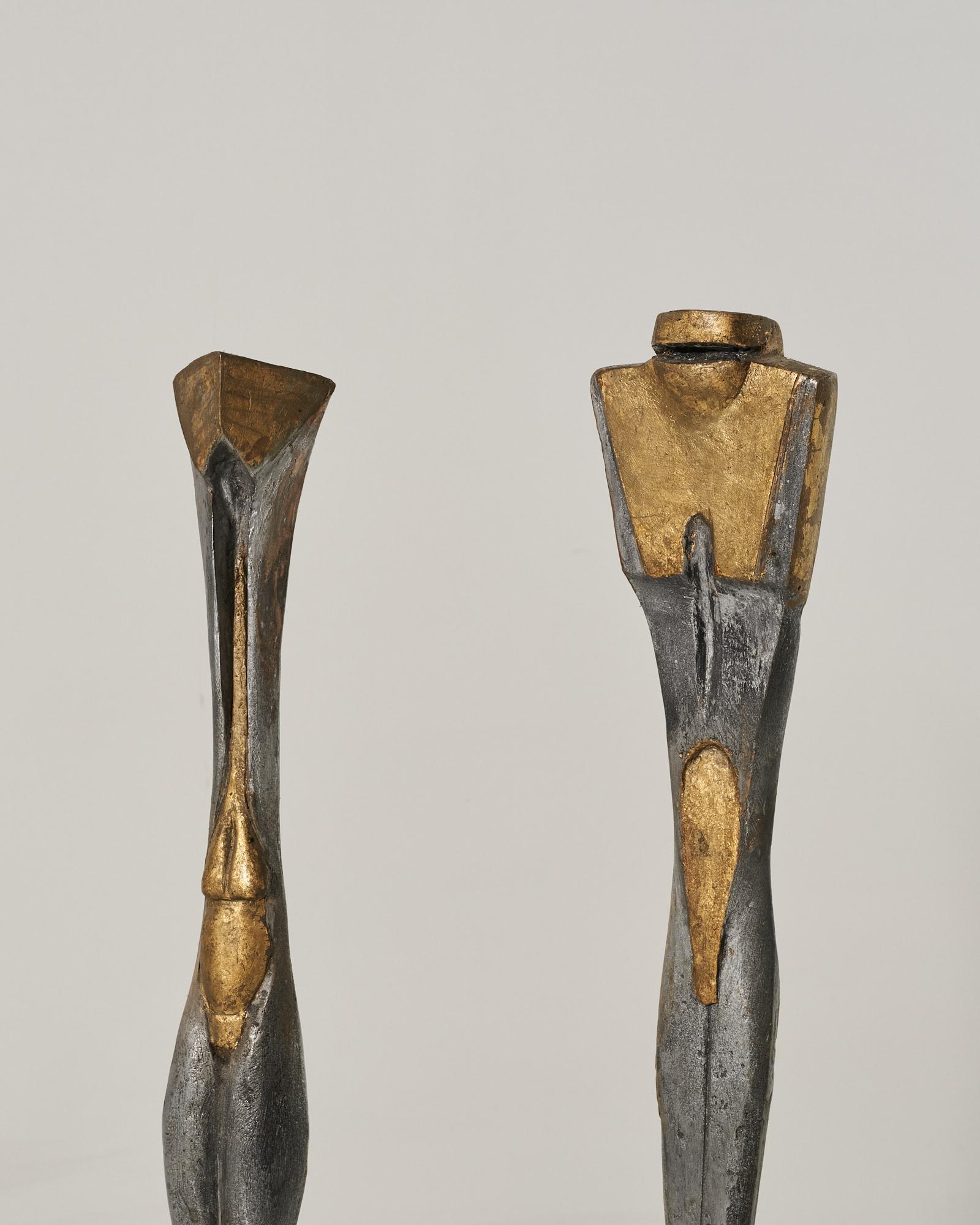 Pair of mid 20th century maquettes based on the legend of Dido and ...