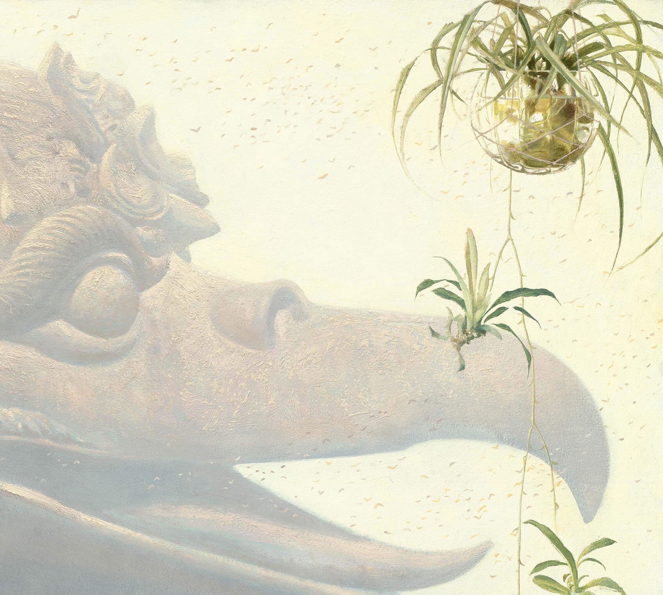 Diego Glazer - "Garuda" Oil Painting For Sale at 1stDibs