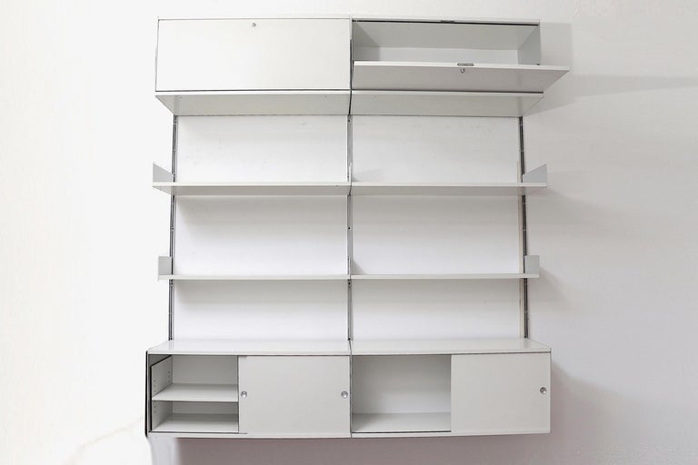 Dieter Rams 606 Two-Section Shelving Unit for Vitsoe at 1stDibs