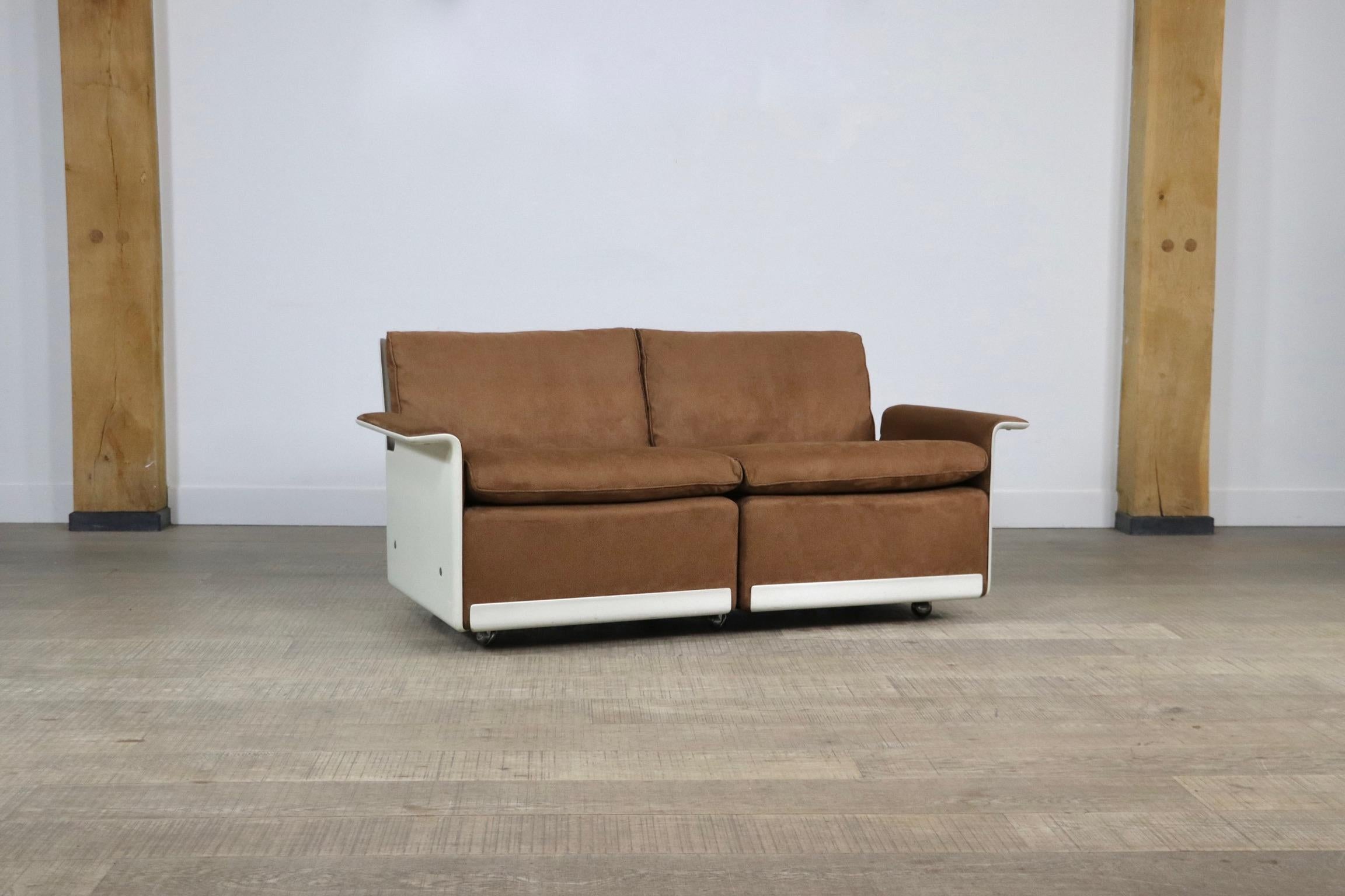 Dieter Rams Two Seater Sofas for Vitsoe, Germany, 1980s at 1stDibs