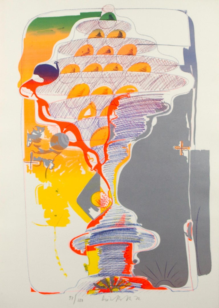 Dieter Roth - "By the sea from behind", original print, edition of 100 ...