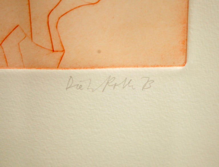 Dieter Roth - "Outlook", original abstract print, one of six artist ...