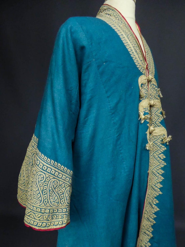 Dignitary coat or Choga - Indes Punjab 19th century at 1stDibs