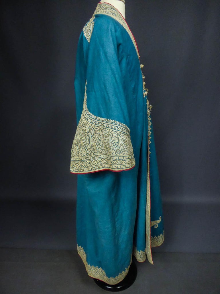 Dignitary coat or Choga - Indes Punjab 19th century at 1stDibs