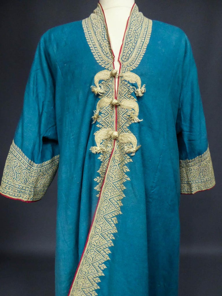 Dignitary coat or Choga - Indes Punjab 19th century at 1stDibs