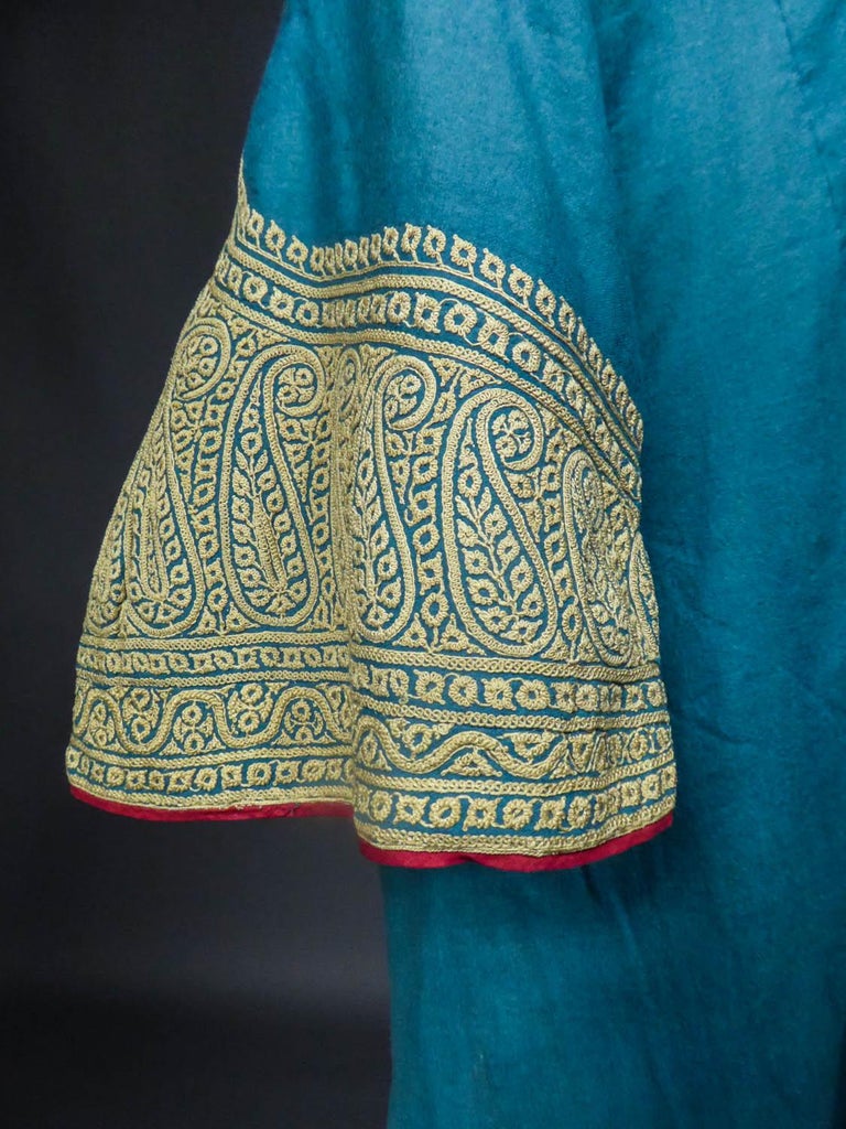 Dignitary coat or Choga - Indes Punjab 19th century at 1stDibs