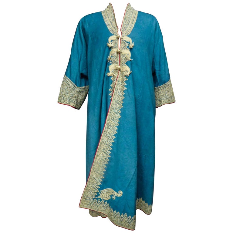 Dignitary coat or Choga - Indes Punjab 19th century at 1stDibs