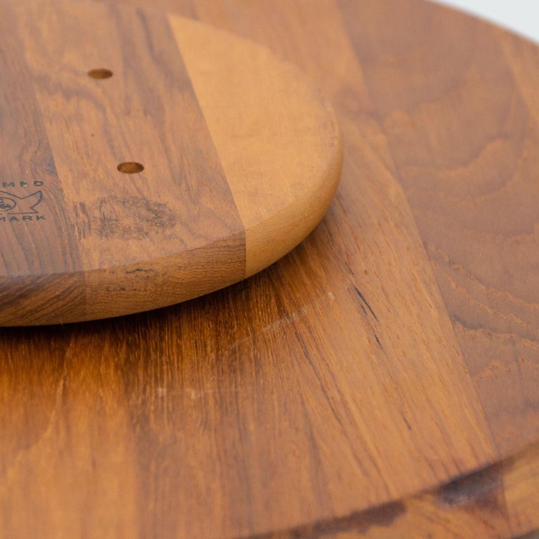 Digsmed Swivel Wood Base, circa 1970 For Sale at 1stDibs